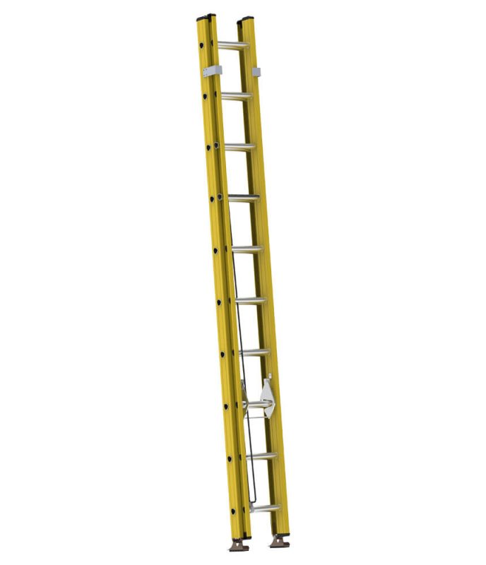GRP Double Extension Ladder - Rope Operated - Murdoch International